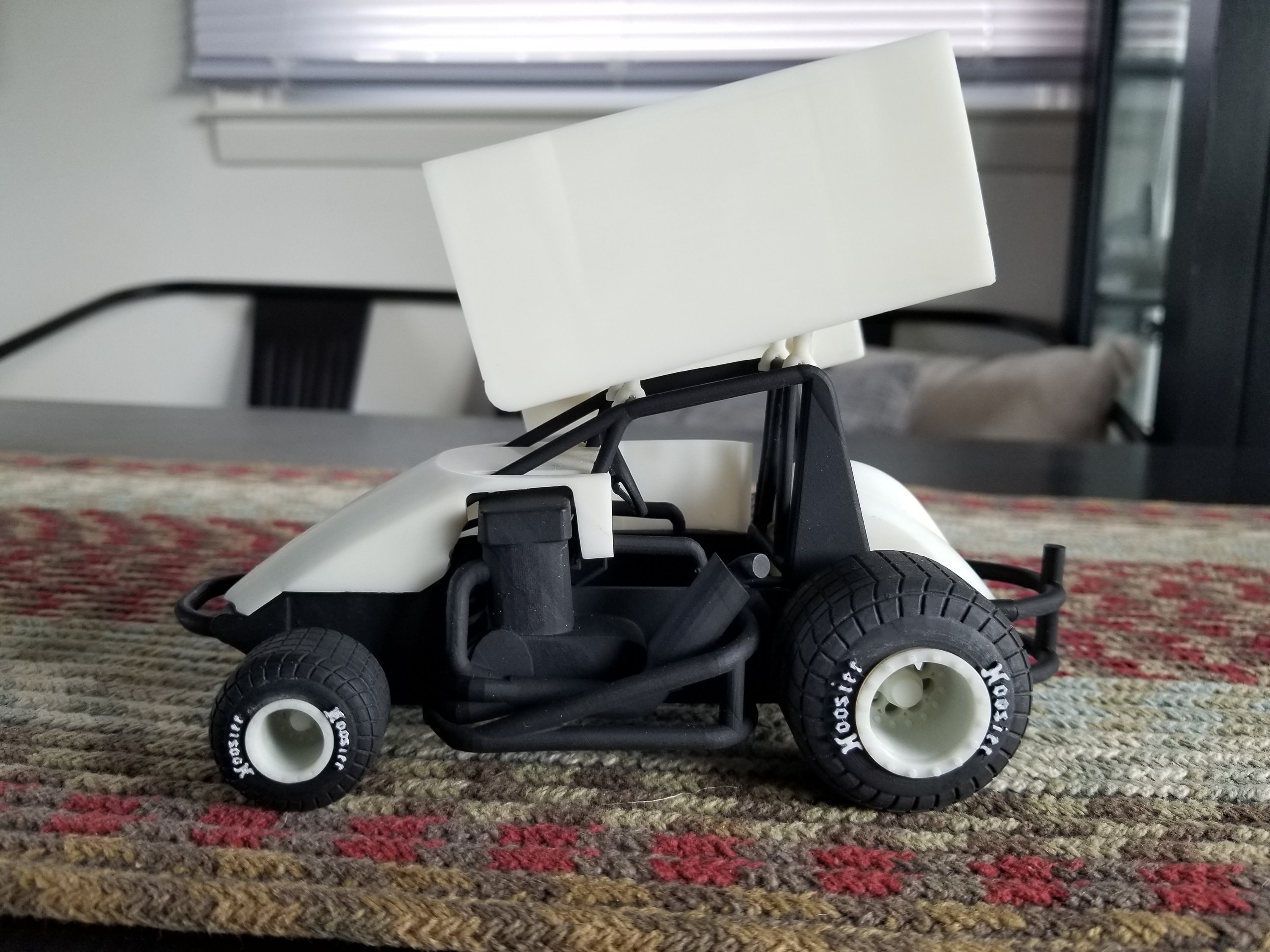 Mini Sprint Car 1/18 Scale Kit (removable Hood and Tail, and Live ...