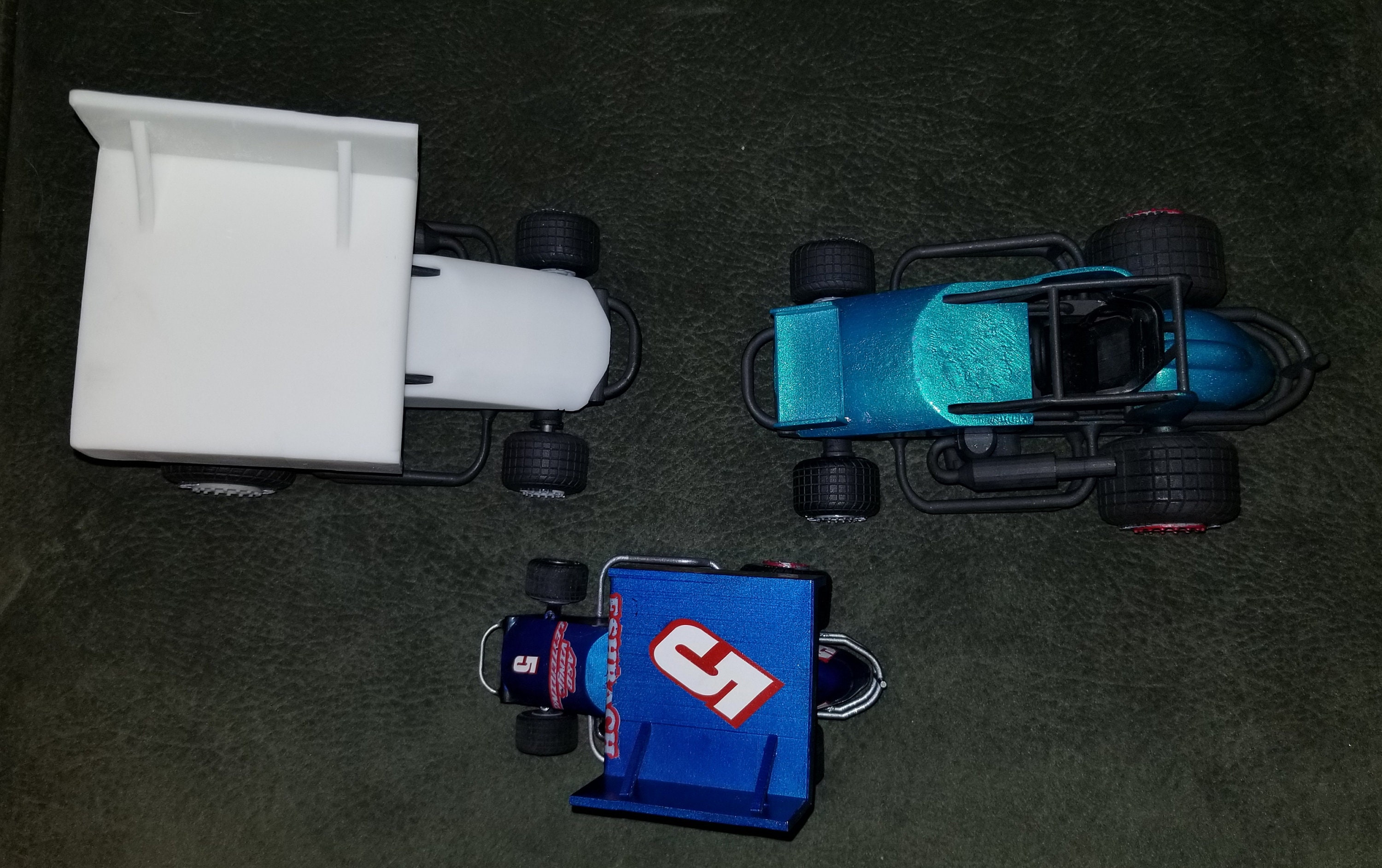 Micro Sprint Car 1/18 Scale Kit removable Hood and Tail, and Live ...