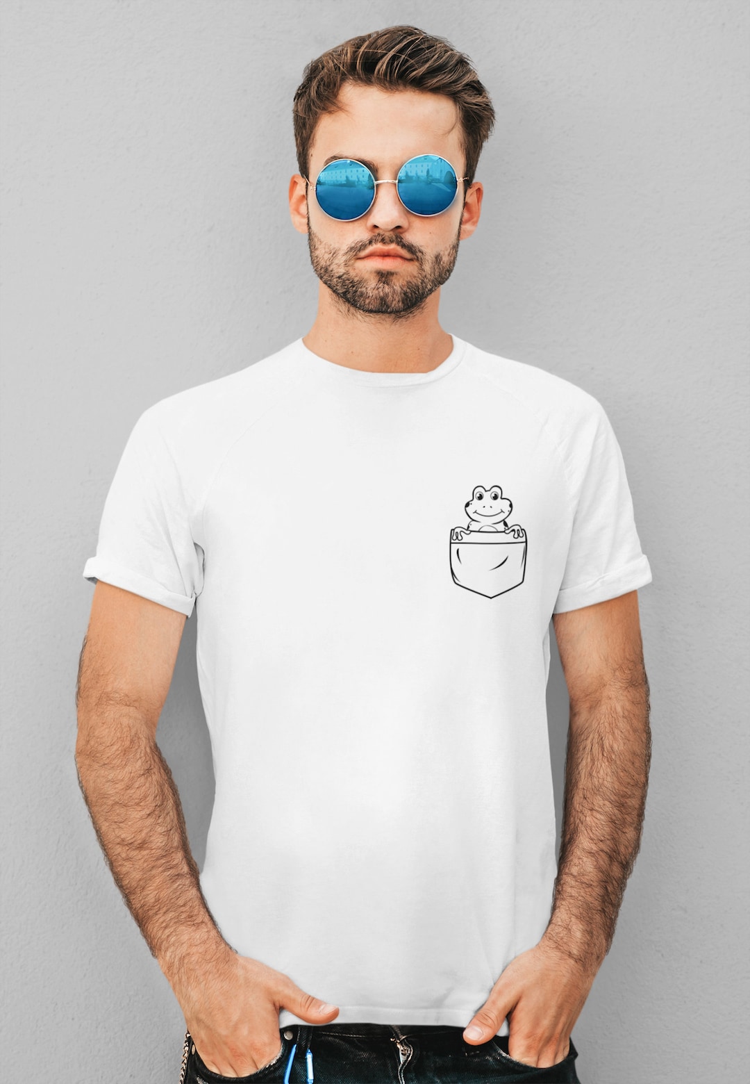 Frog Pocket Shirt Frog Lover Gift Cute Frog Kid s Shirt Frog Toddler frog-pocket-shirt-frog-lover-gift-cute-frog-kid-s-shirt-frog-toddler