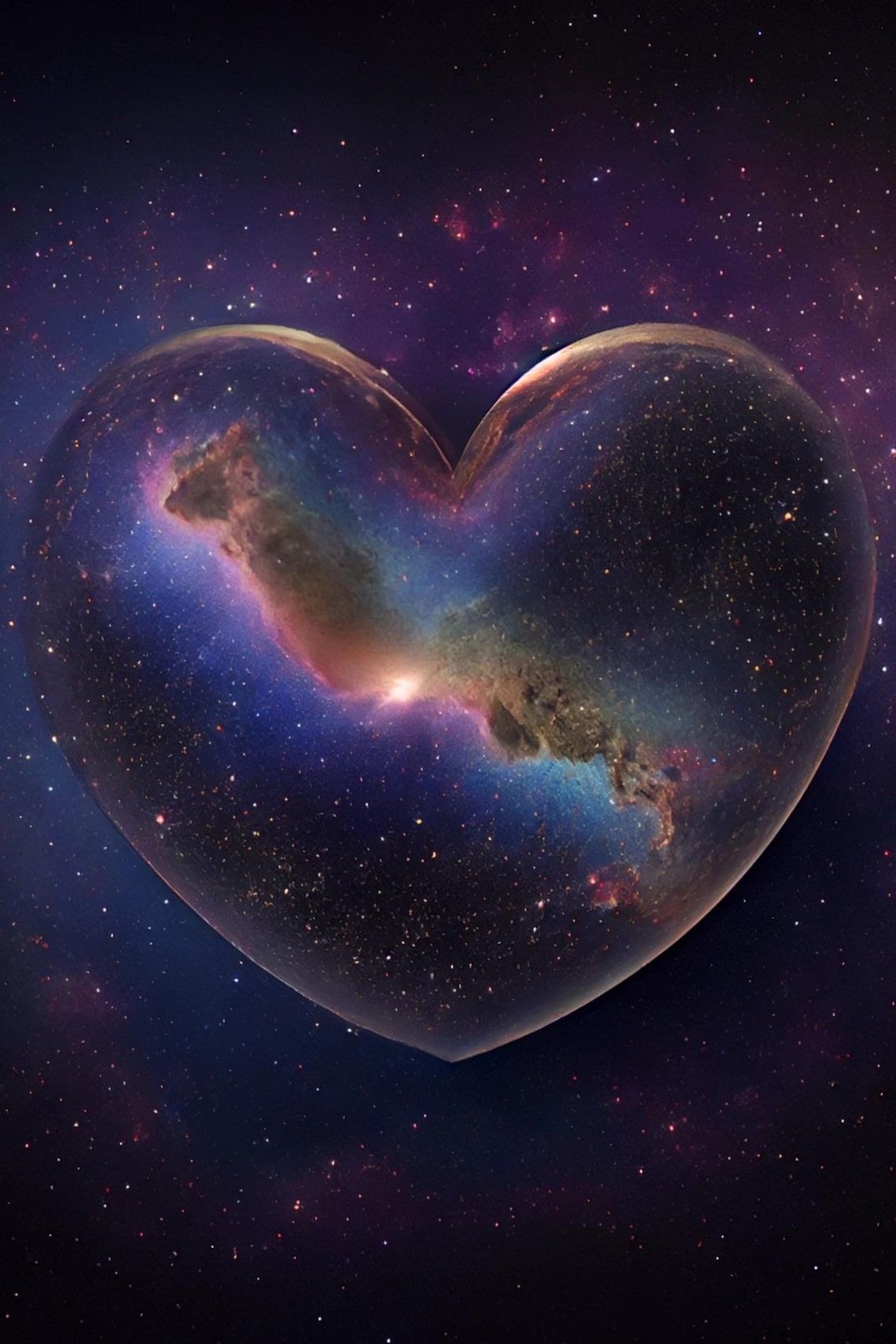 Heart Shaped Globe in Gaxaly Printable Wall Art - Etsy