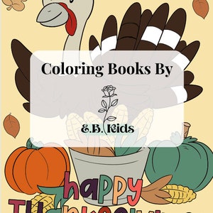 READY-TO-PRINT Coloring Book | Thanksgiving Joys | Pages of Fun ...