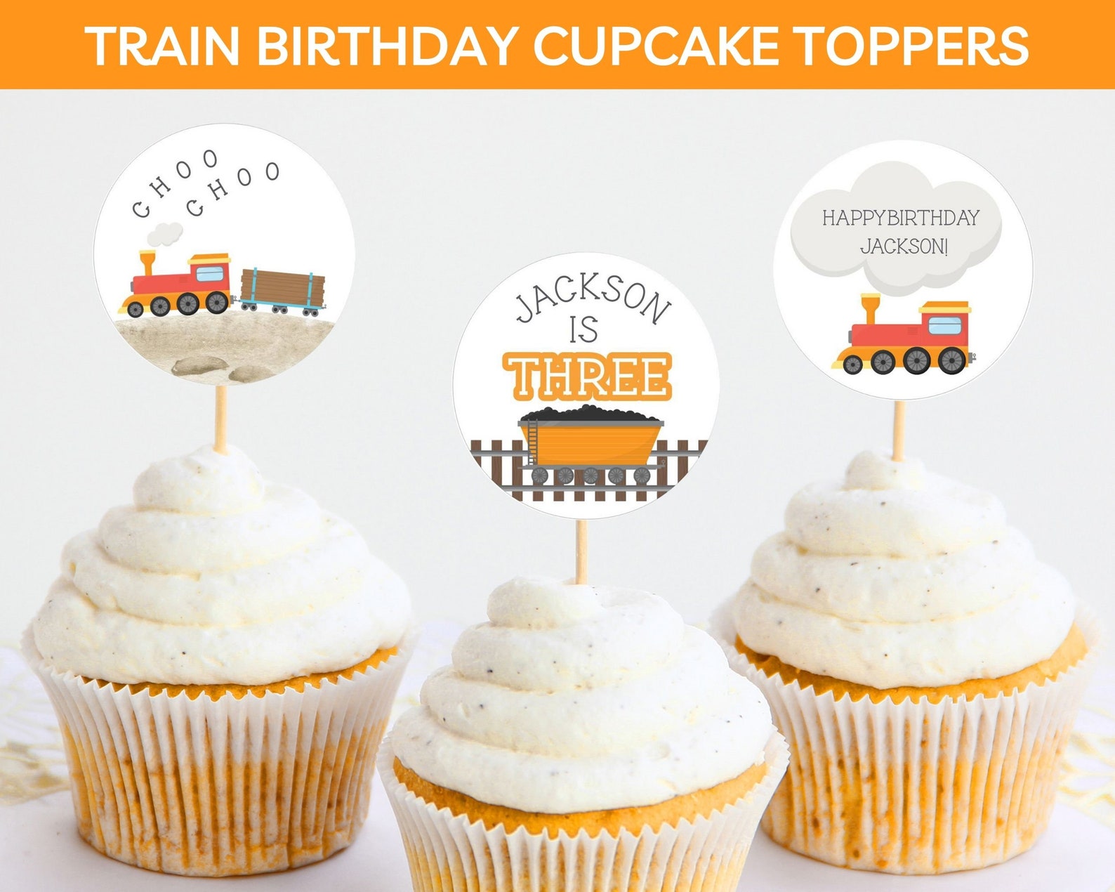 Train Birthday Invitation, Editable Custom Template, Printable, Minimal ...