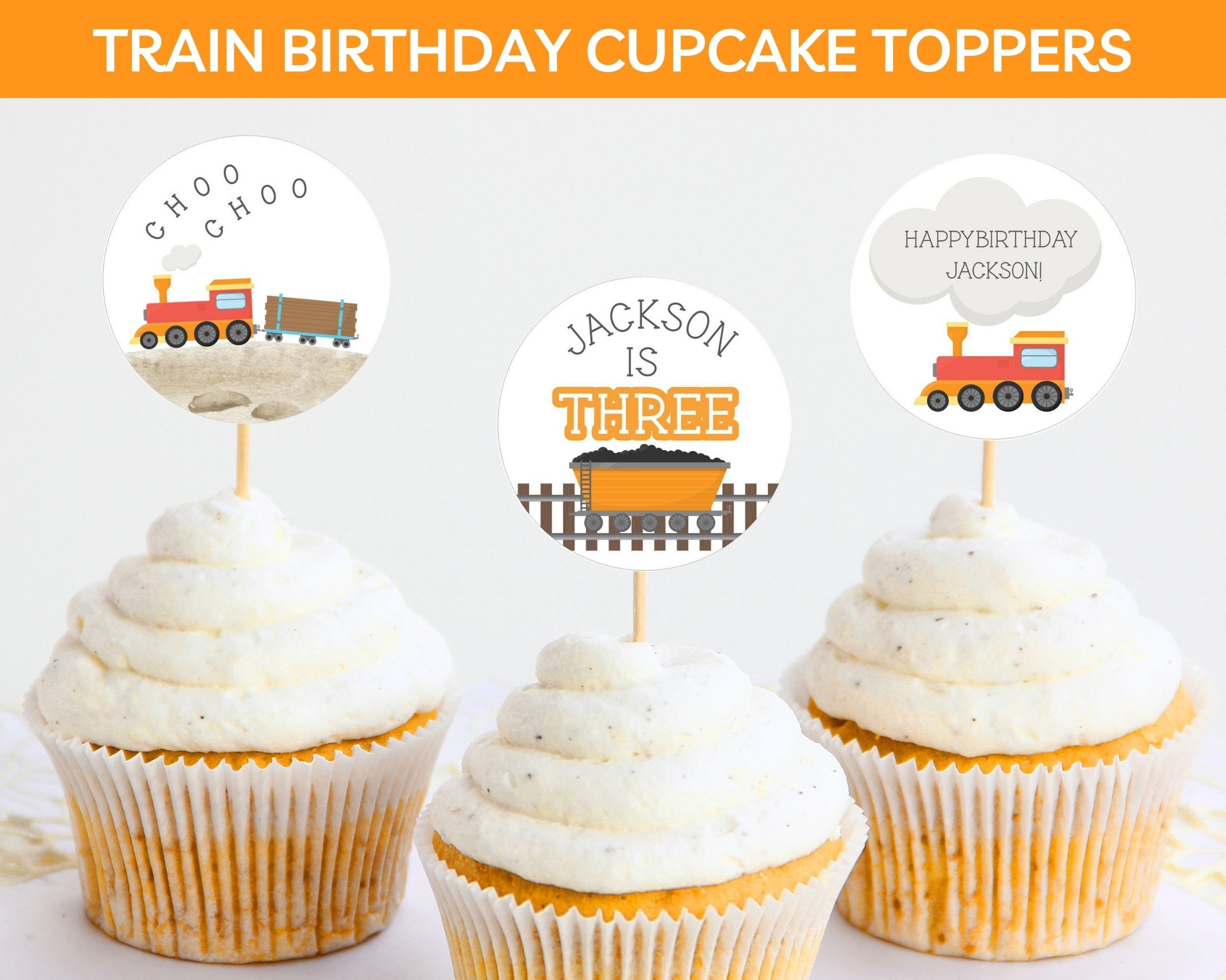 Train Birthday Invitation, Editable Custom Template, Printable, Minimal ...