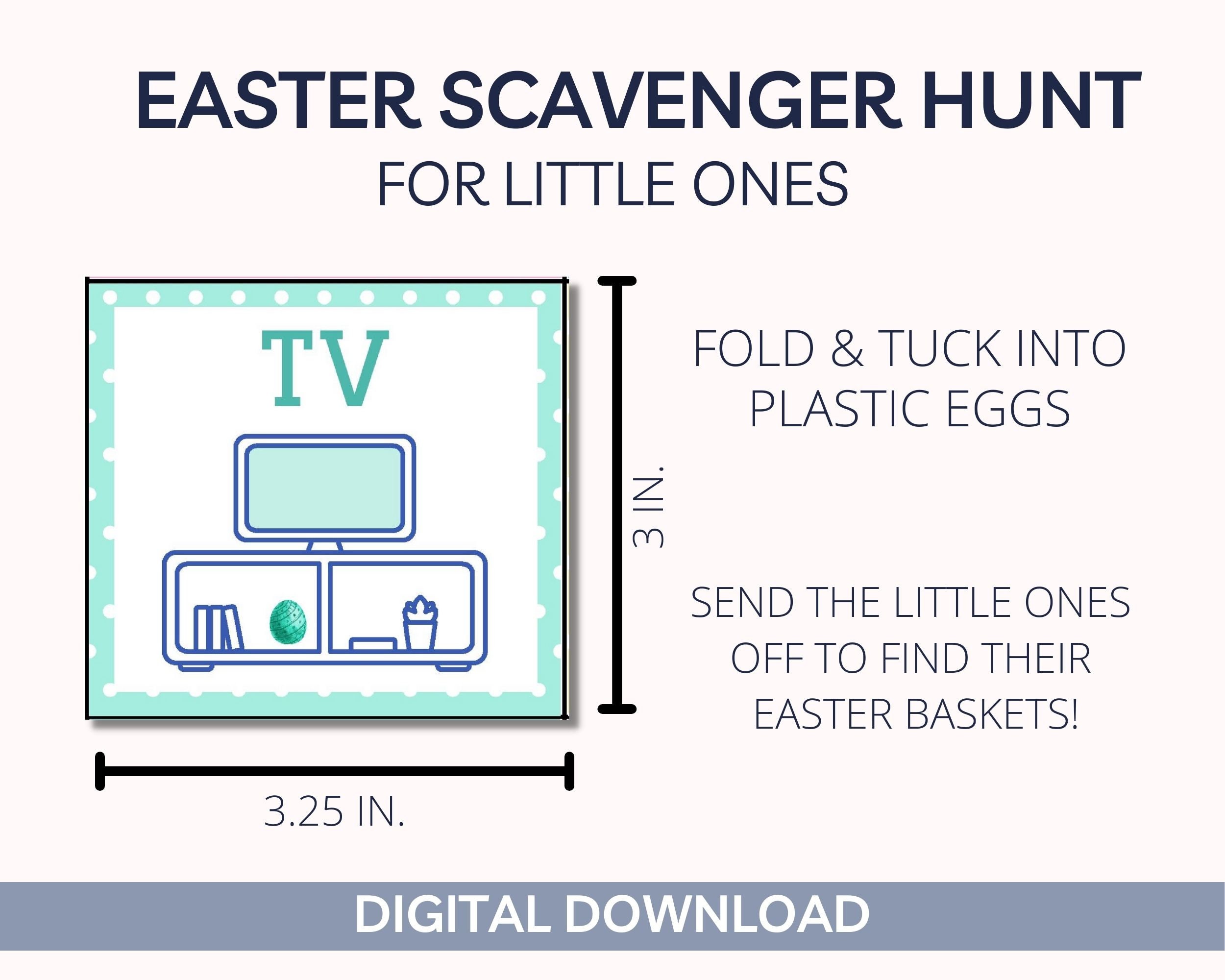 Simple and Easy Easter Egg Scavenger Hunt for Little Ones. 2-4 Years ...