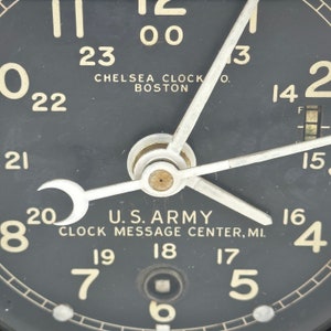 Chelsea Boston US Army 8-day 5.5" Brass Ship Clock C.1952 - Etsy