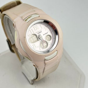 Casio Baby-g G-shock Chunky 39mm Ladies Watch - White and Pink Hearts ...