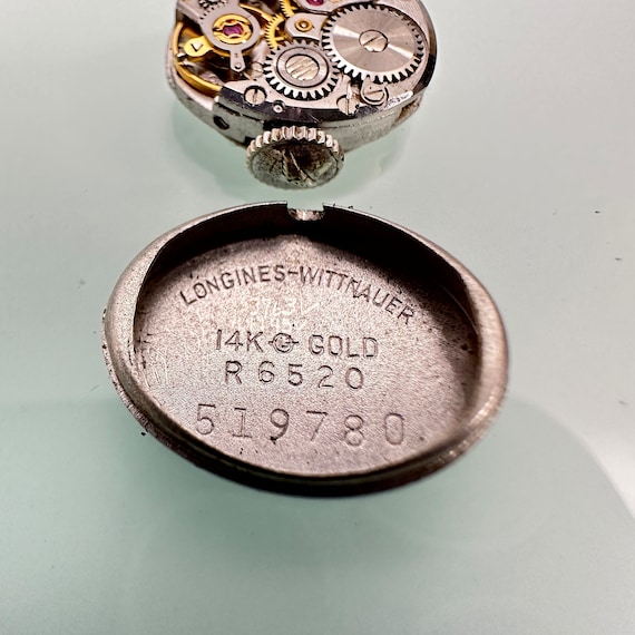 Vintage Longines 14k Solid White Gold Watch c. 1972 - Gem