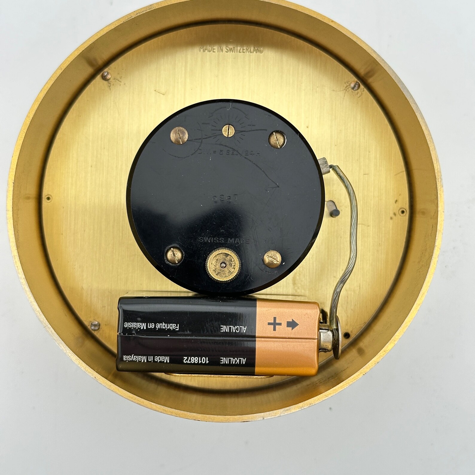 Imhof Bucherer Electric Calendar Desk Clock Swiss Made - Etsy