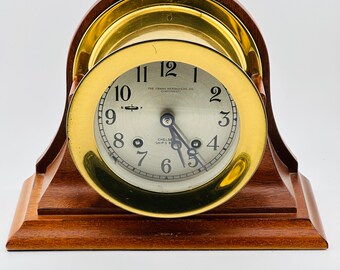 Chelsea Boston 8-day Shipstrike 6 Brass Ship Clock in - Etsy