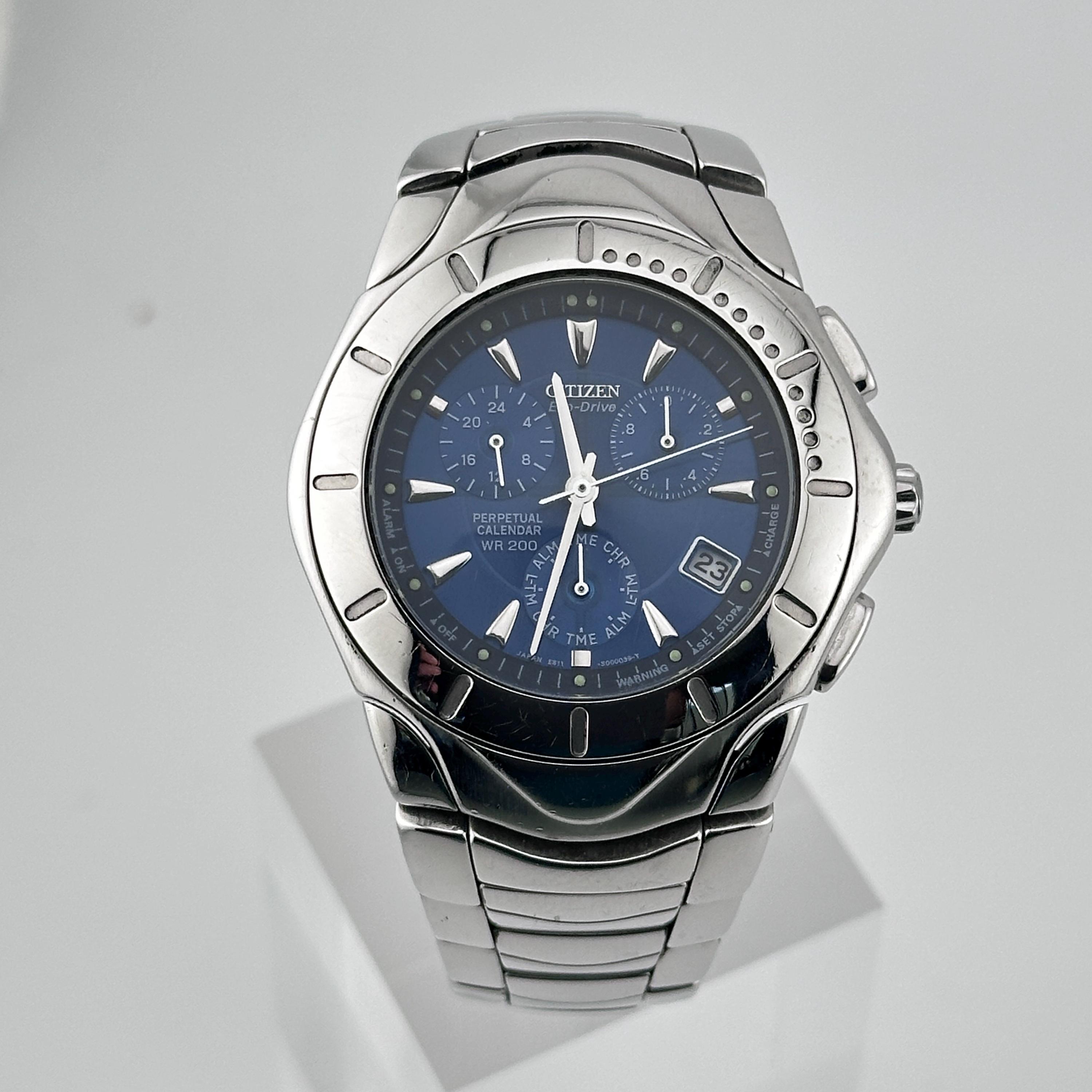 Citizen Perpetual Calendar Stainless Steel 41mm Midsized Mens ...