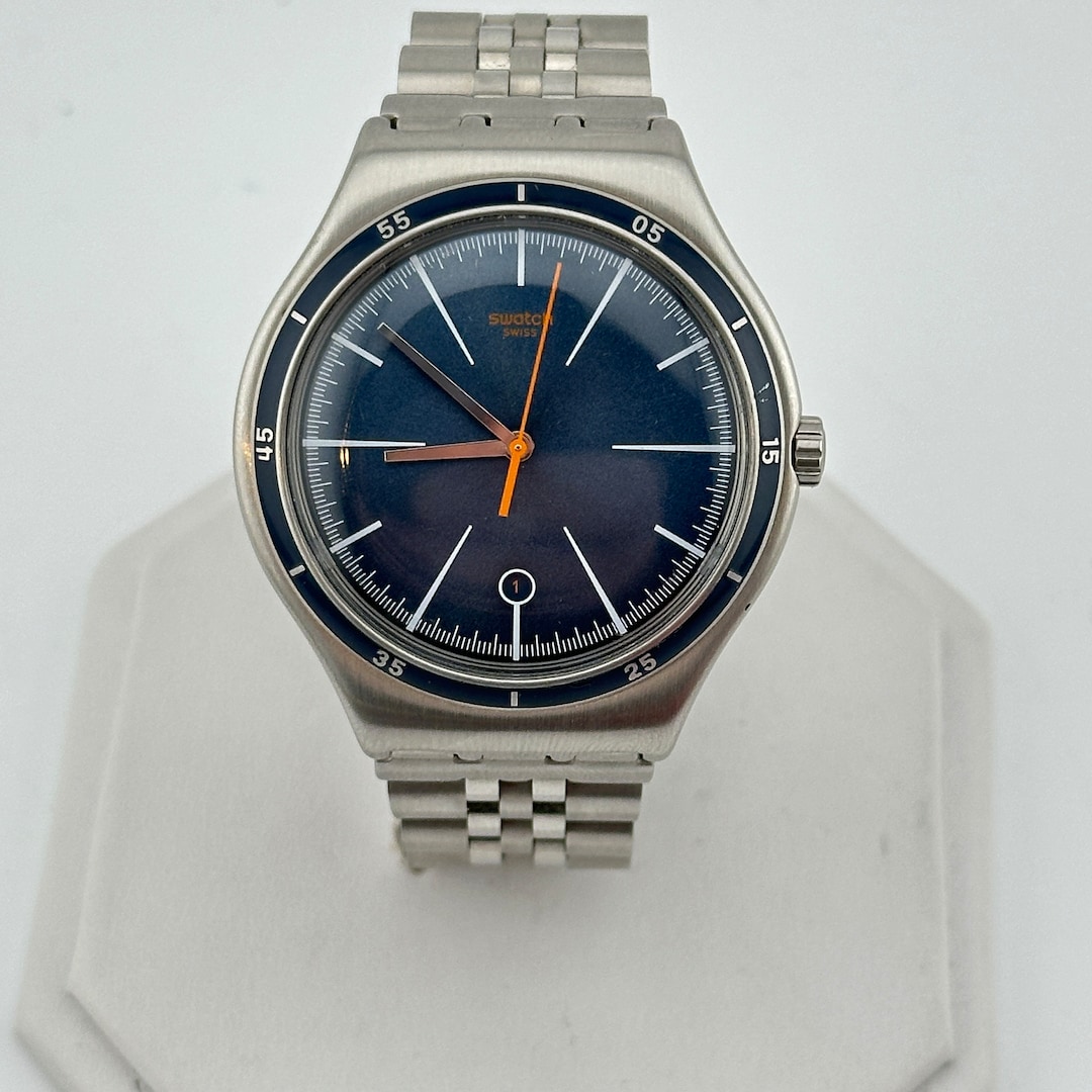 Swatch Star Chief Irony 41mm Mens Stainless Steel Watch - Etsy