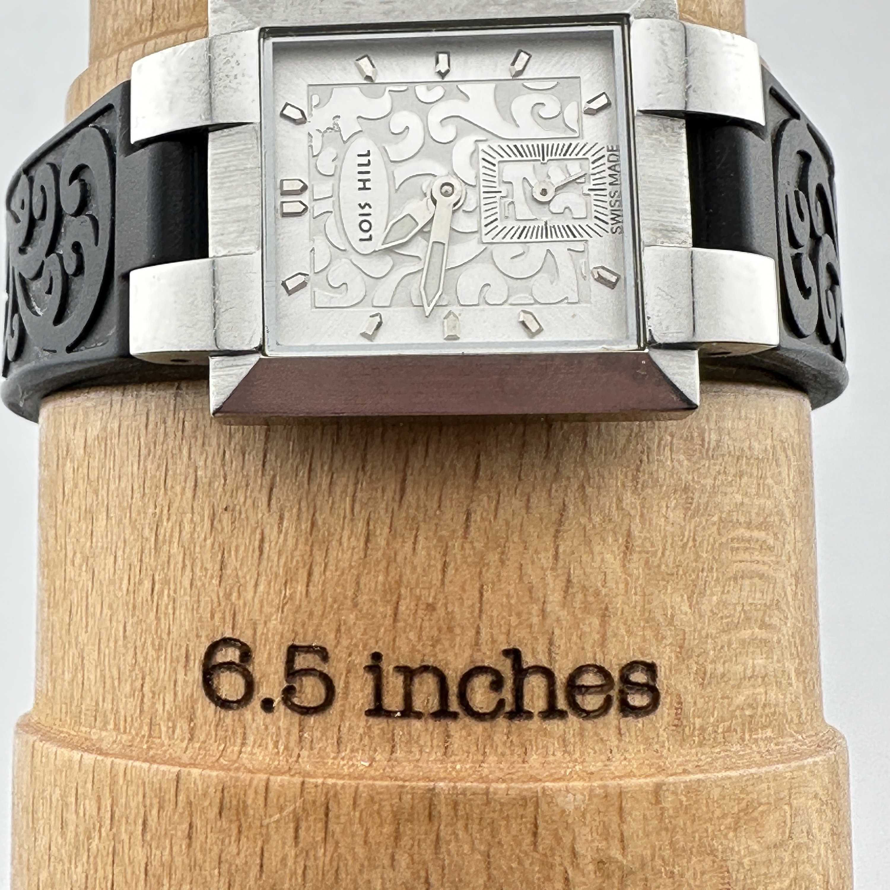 Lois Hill Sterling Silver Dial Quartz Ladies 25mm Tank Style Watch - Etsy