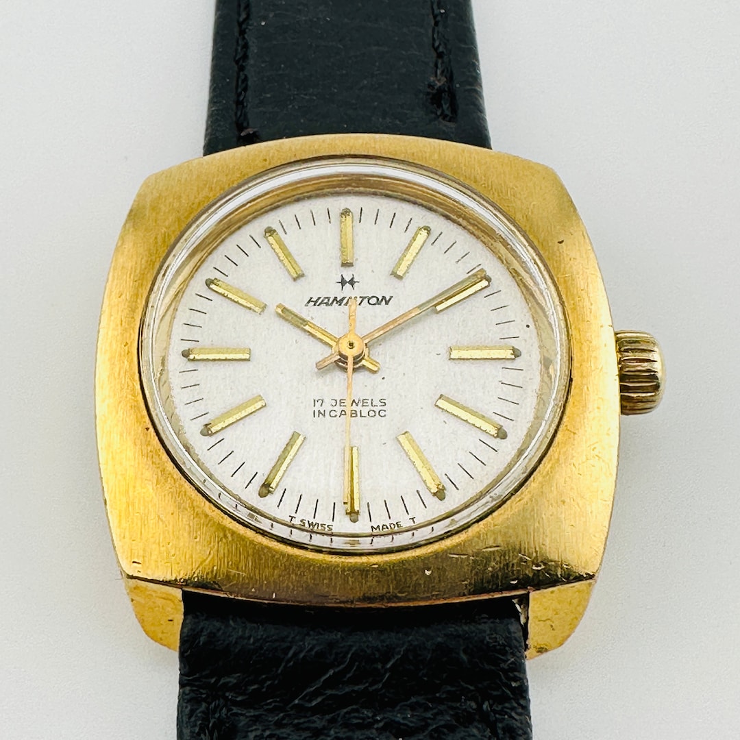 Hamilton Gold Incabloc 17 Jewel Swiss Wind-up Watch C.1960 - Etsy
