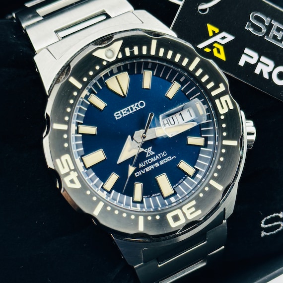 seiko automatic blue monster - Gem