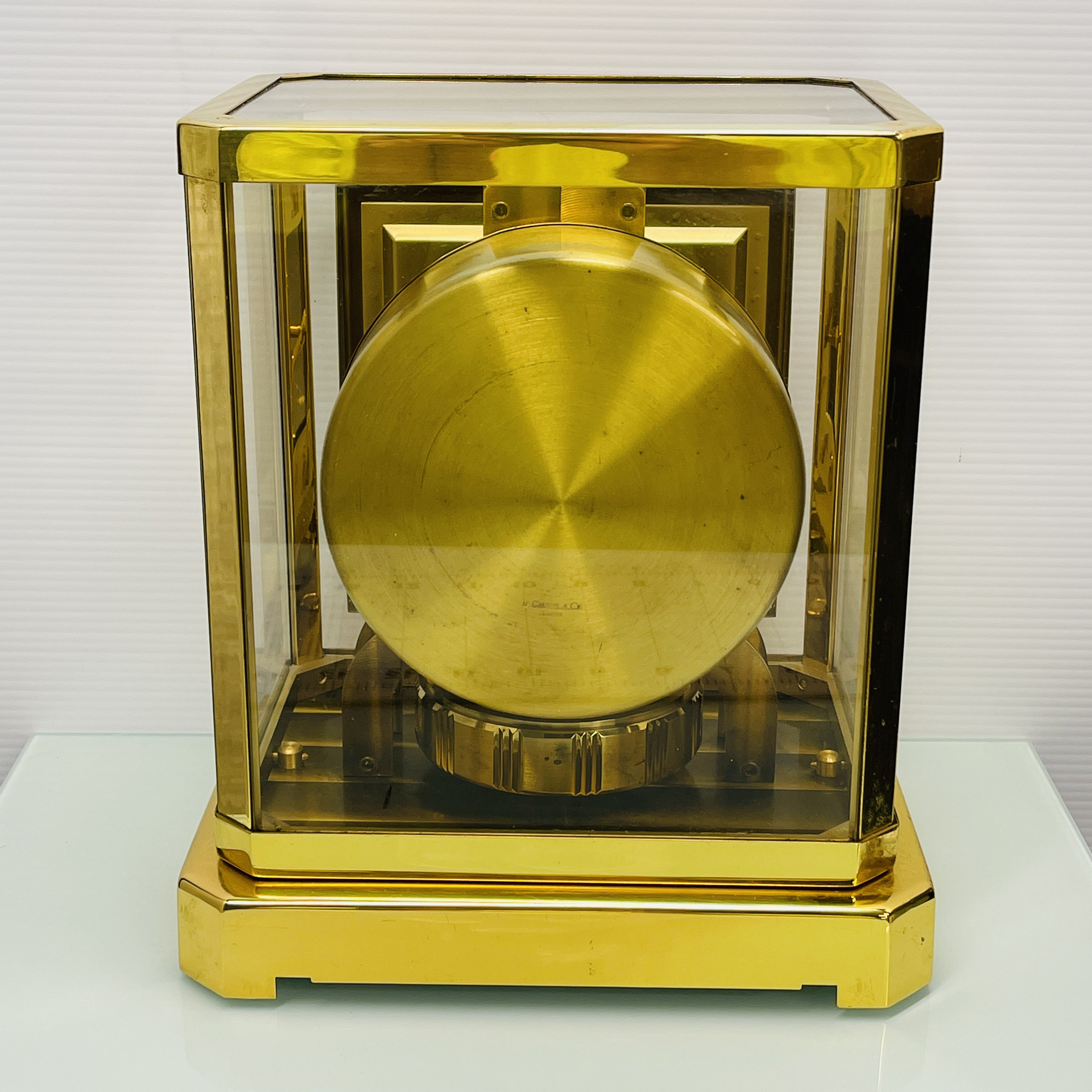 Jaeger-lecoultre Atmos Square Face Mantel Clock Caliber 528-6 #157235 ...