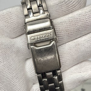 Vintage Citizen Eco-drive E111 Titanium Date Watch - Unisex Wrist ...