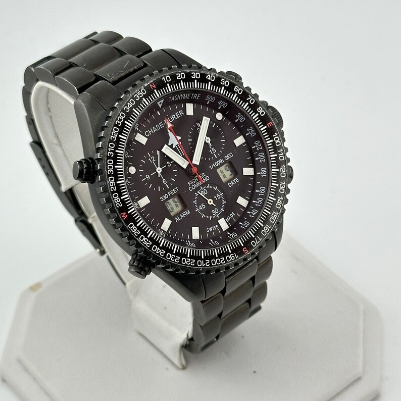 Chase Durer Flight Commander Chronograph Ana-digital 43mm Mens Pilot ...