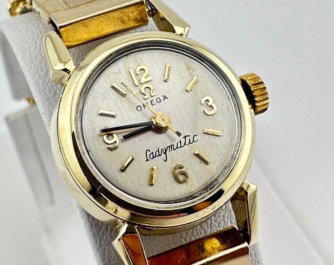 Vintage Omega Ladymatic 10k Gold Filled 19mm Cocktail Watch - Etsy