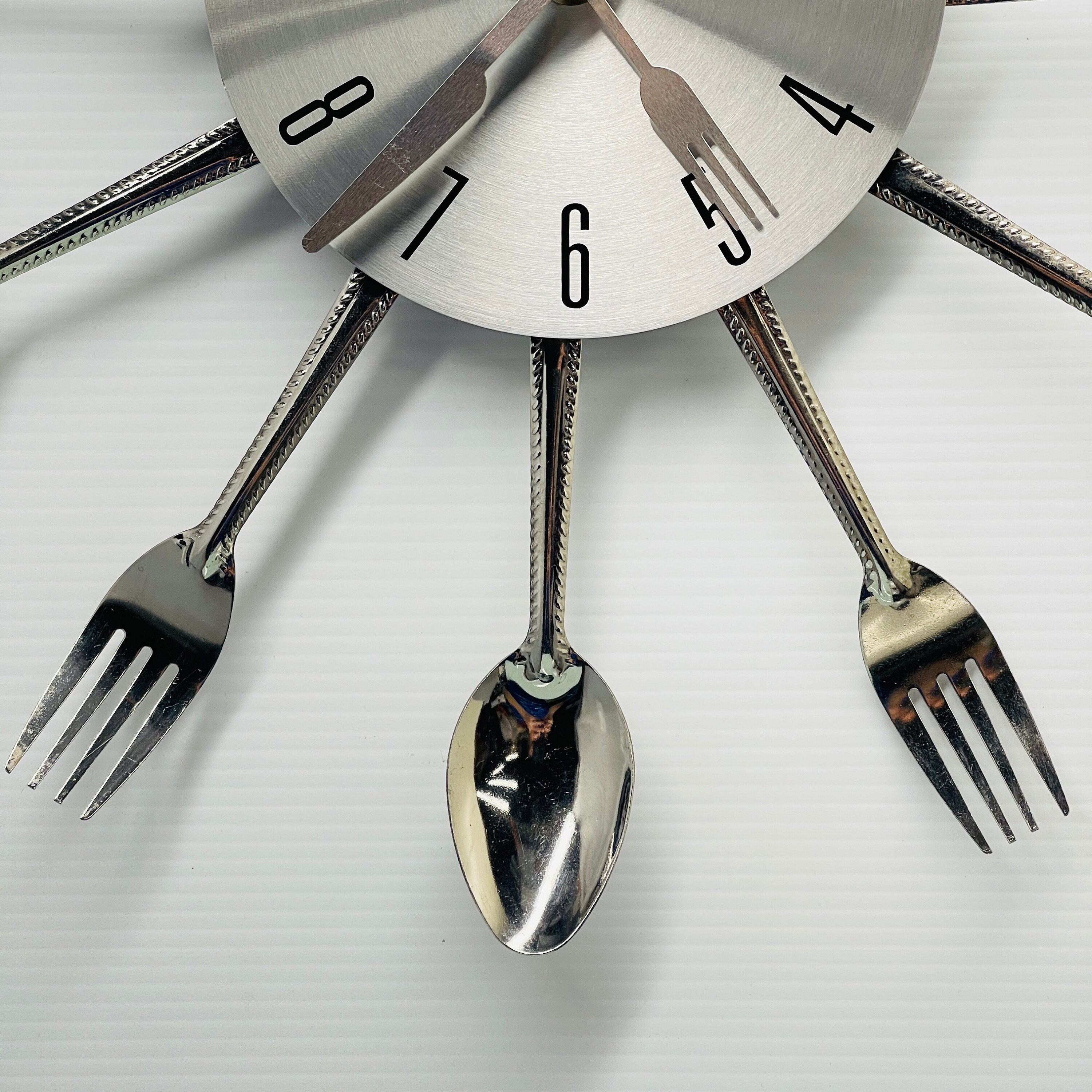 Vintage George Nelson MCM Spoon and Fork Utensil Clock - Etsy