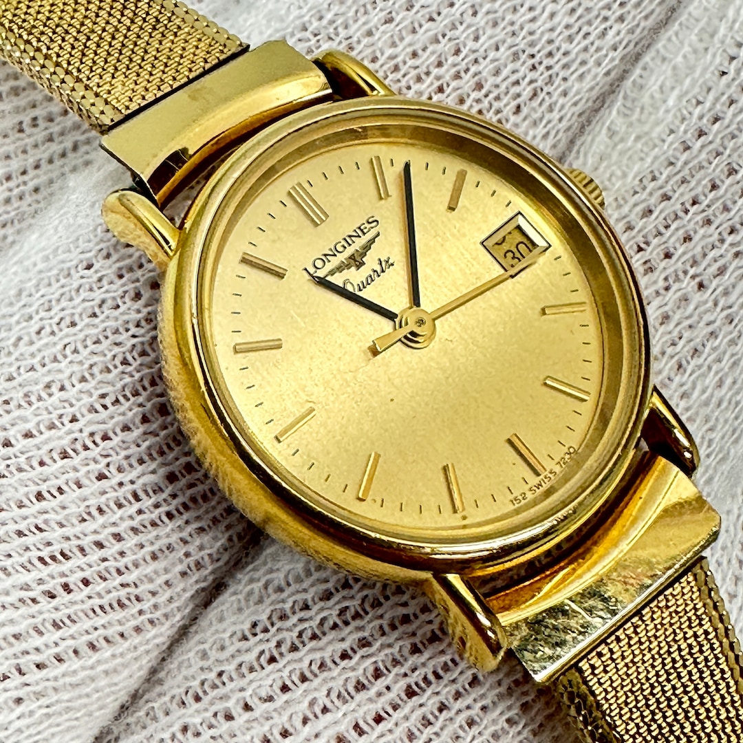 Longines Presence Gold Ultra Thin Wristwatch - Etsy