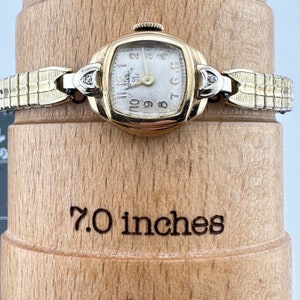 Vintage Monarch Watch Co. 14k Solid Gold & Diamond Ladies Cocktail ...