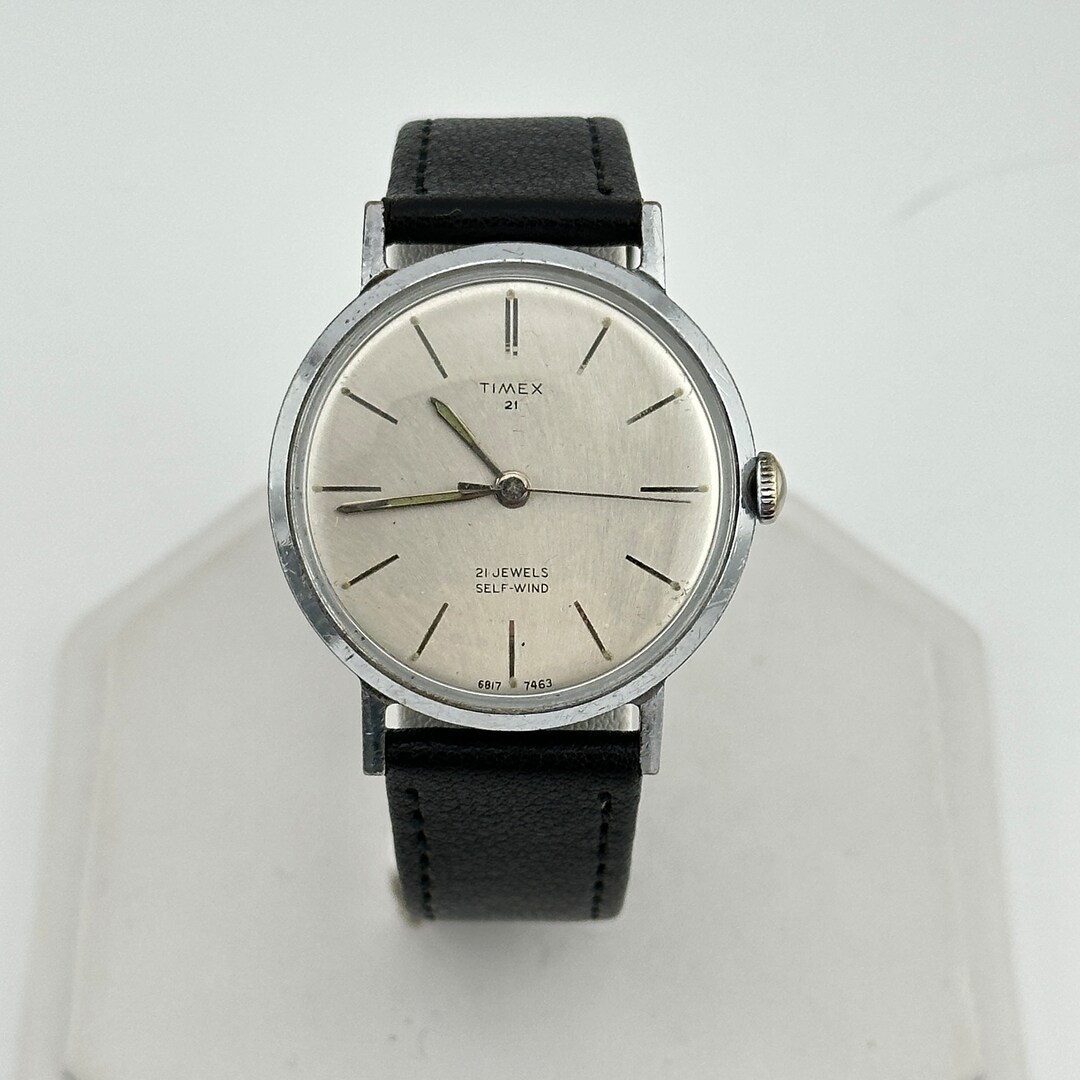 Timex Automatic Self Wind Mens 34mm Wristwatch C.1963 - Etsy