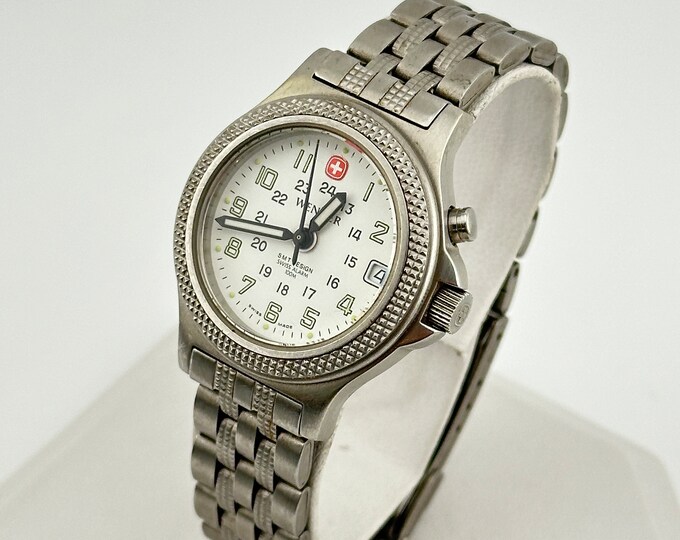 Rare Wenger Swiss SMT Design Midsize 30mm Watch With Alarm Function - Etsy