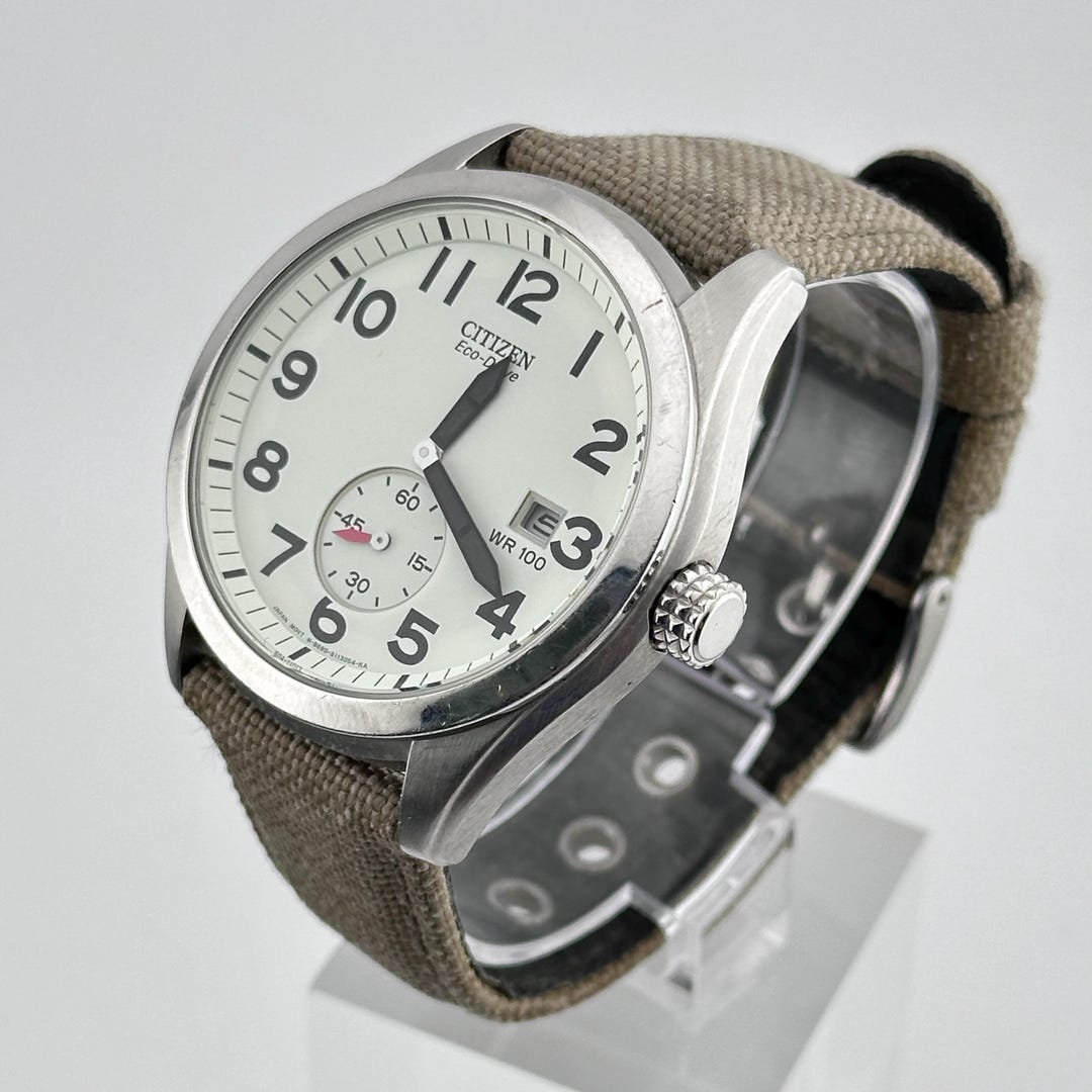 Citizen Eco-drive Garrison Military-style Mens 43mm Watch - Etsy