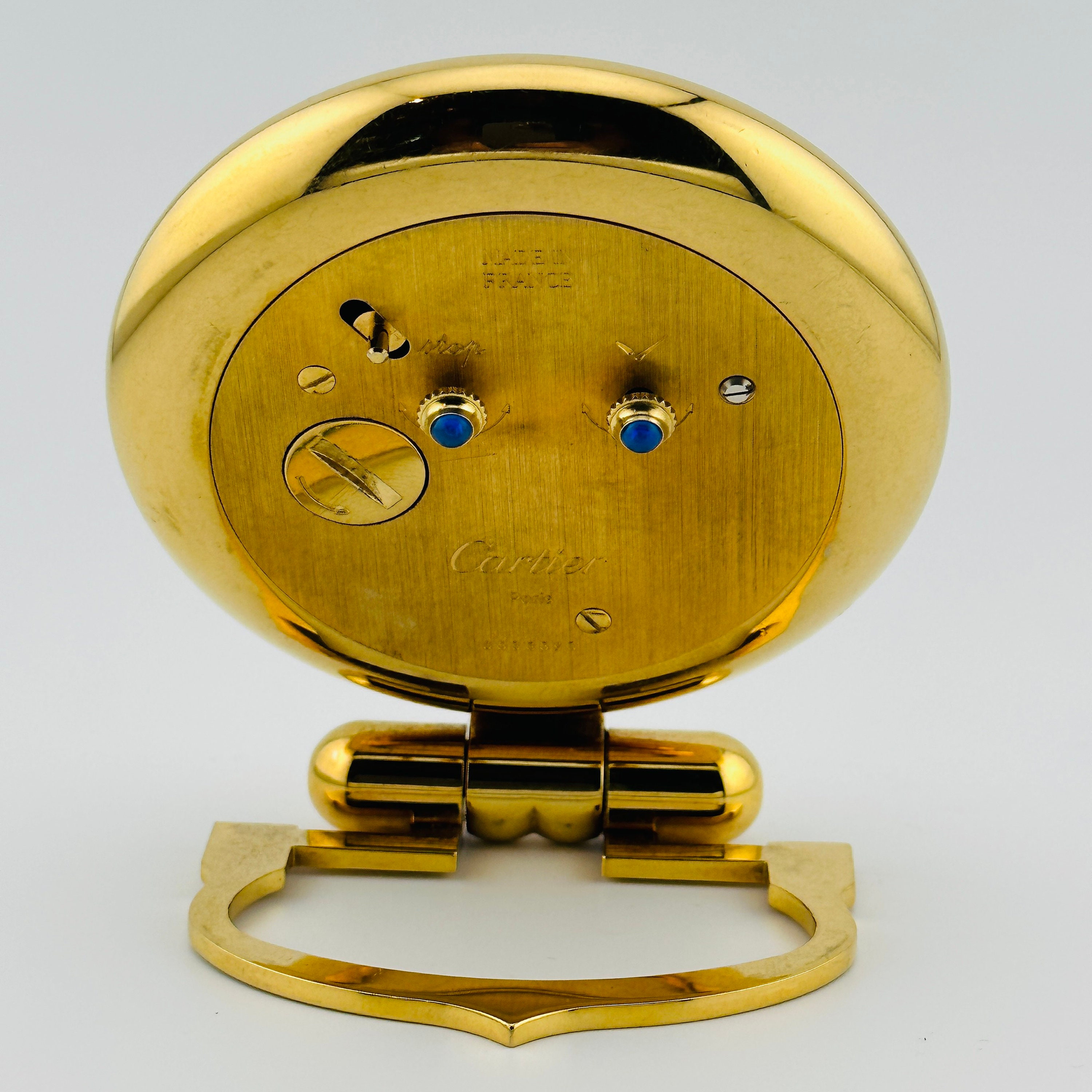 CARTIER Colisee Gold Alarm Clock Made in Paris C.1960 - Etsy