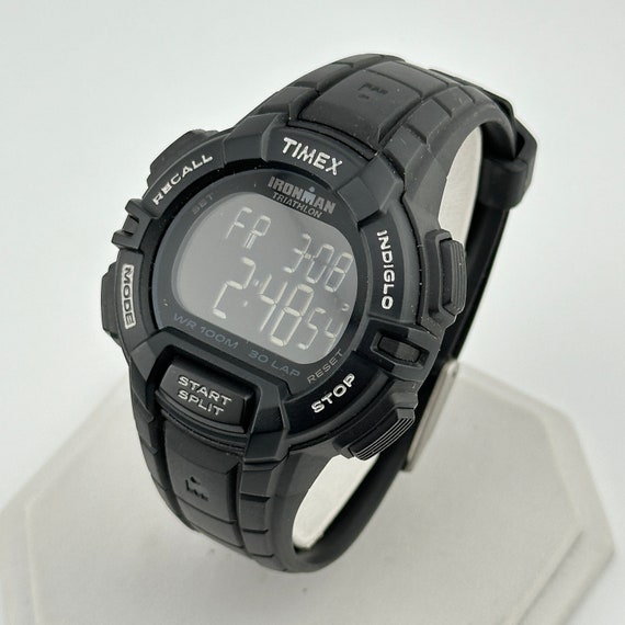 Timex Expedition Indiglo Black 46mm Men’s Digital Wat… - Gem