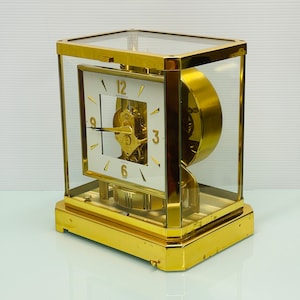 Jaeger-lecoultre Atmos With Box - Square Face Mantel Clock Caliber 528 ...