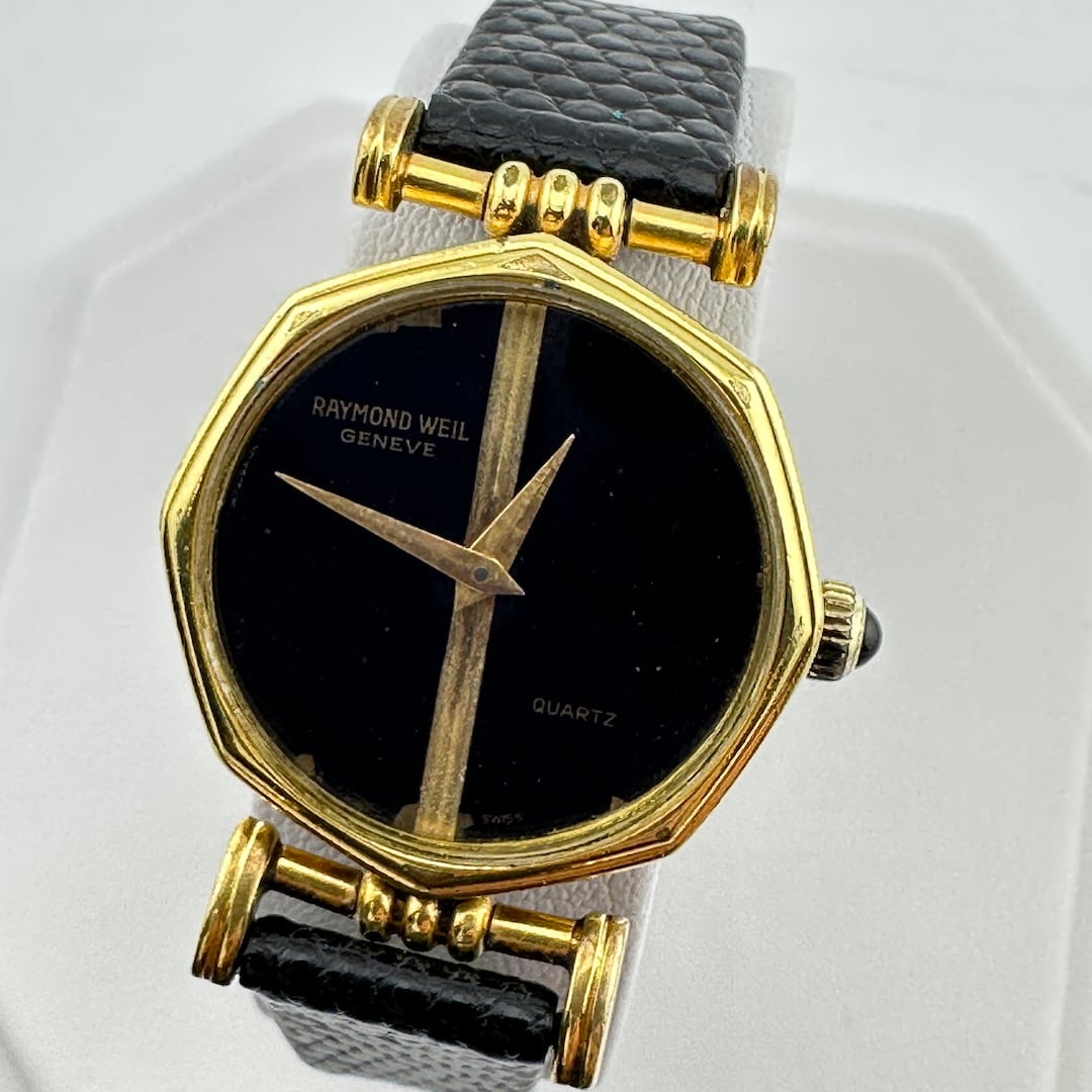 Raymond Weil Vintage 18k Gold Plated Women’s Wrist Watch - Etsy