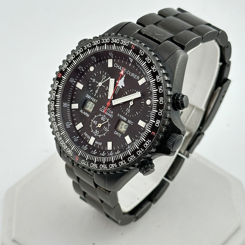 Chase Durer Flight Commander Chronograph Ana-digital 43mm Mens Pilot ...