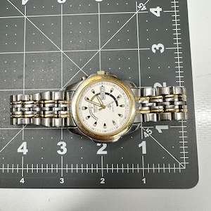 Seiko Kinetic Sports Steel & Gold Trim Watch With Day and Date - Etsy