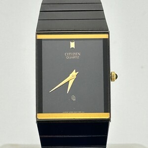 Citizen CQ Black 22mm Tank Watch C.dec 1999 - Etsy
