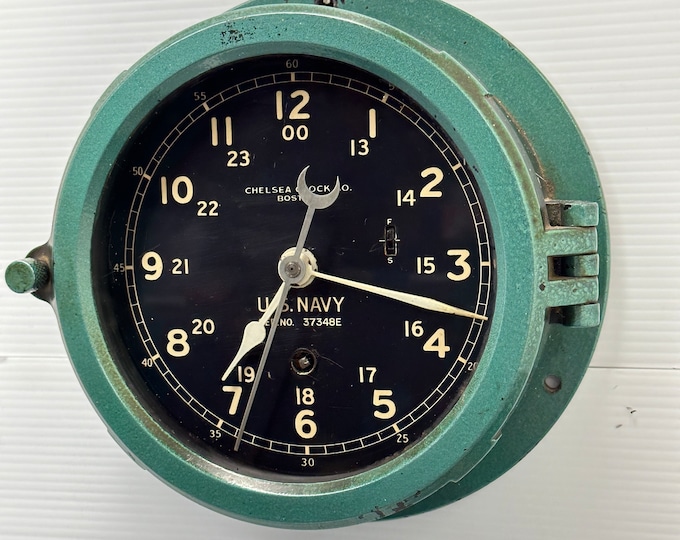 Chelsea US Navy WWII Bakelite Ship Clock - Boston Mass. C.1940 - Etsy