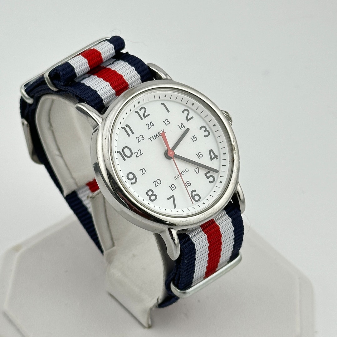 Timex Indiglo Weekender 38mm Mens Watch - Etsy