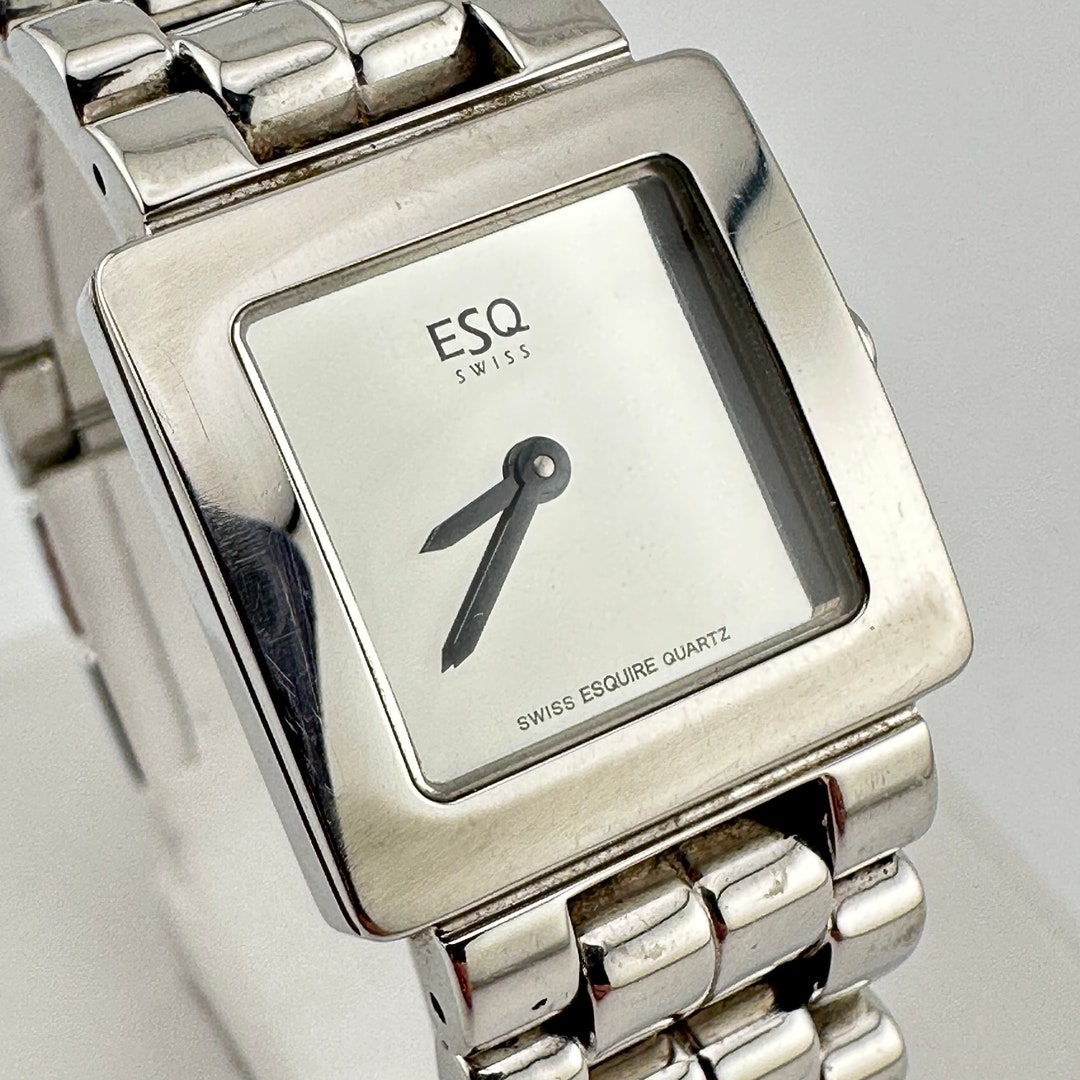 Vintage ESQ Tank Swiss Quartz Movement Ladies Watch - Etsy
