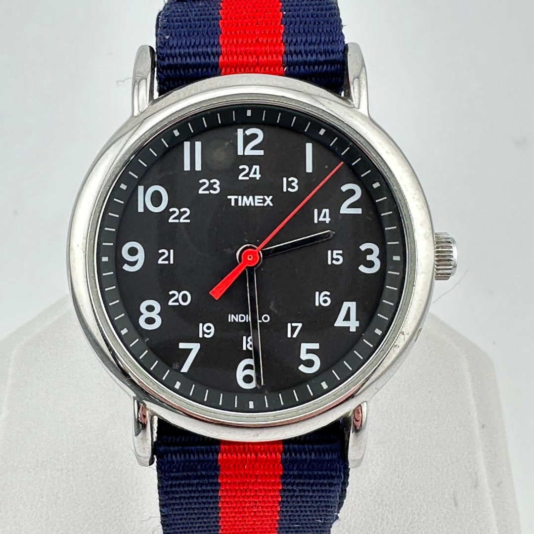 Timex Indiglo Weekender 38mm Mens Watch - Etsy
