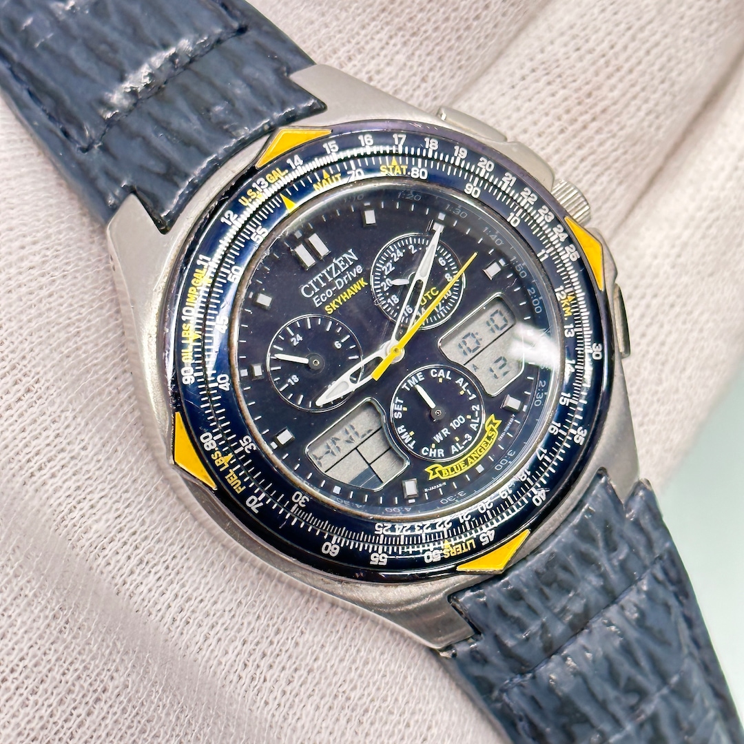 BLUE ANGELS Citizen Eco-drive Skyhawk HST Mens Watch - Etsy