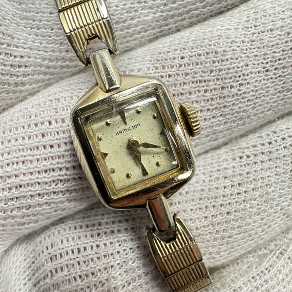 Antique Hamilton Swiss Cocktail 10k Rolled Gold Watch… - Gem