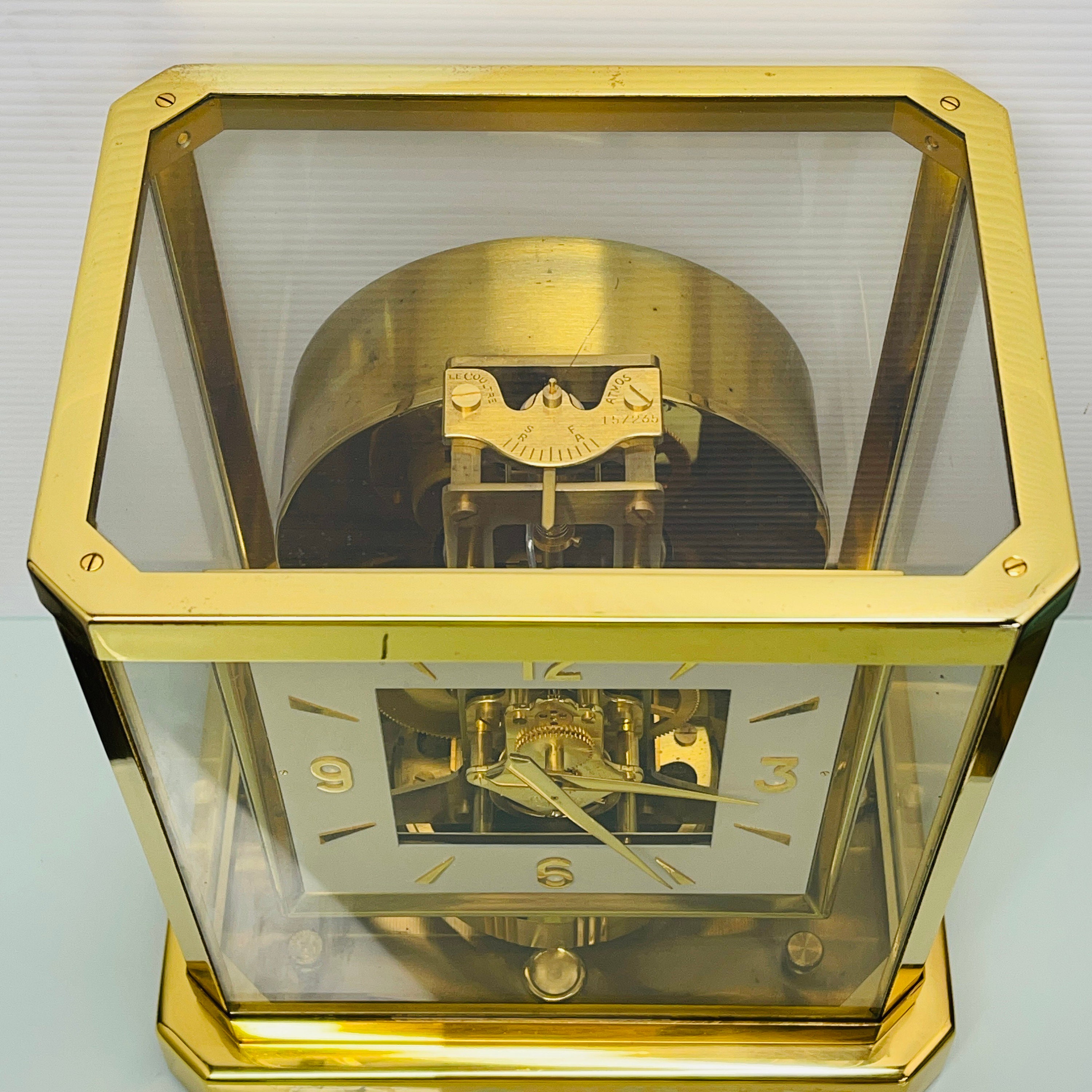 Jaeger-lecoultre Atmos Square Face Mantel Clock Caliber 528-6 #157235 ...