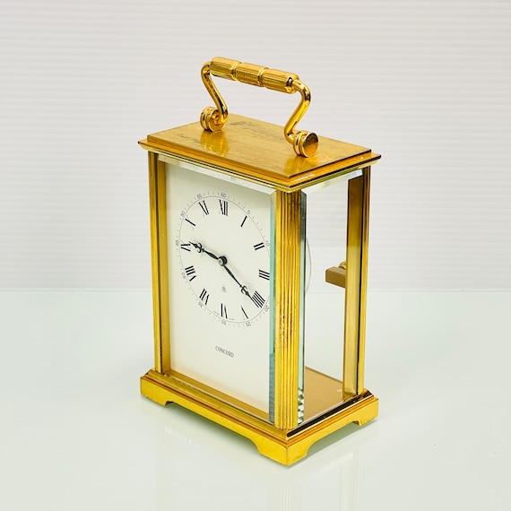 Modern CONCORD Swiss 8-day Carriage Clock - Etsy