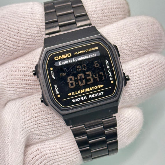 Casio Vintage Classic Black Series Retro Digital Watch - Gem