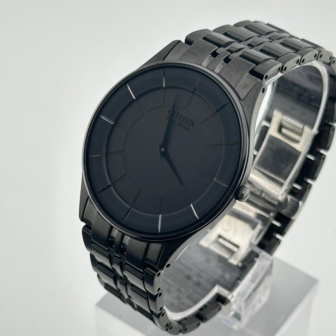 Citizen Eco-drive Stiletto All Black Ultra Thin Men’s 36mm Watch - Etsy