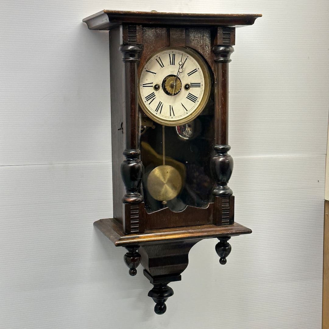 Hamburg America HAU Regulator Wall Clock With Alarm C.1900 - Etsy