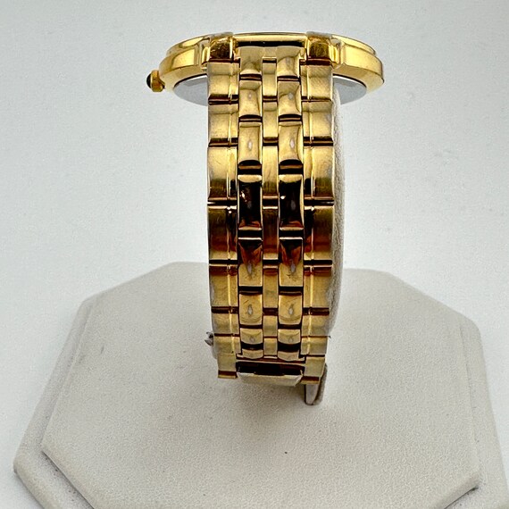 Vintage Seiko Gold Tone Day Date Midsized 35mm quartz… - Gem