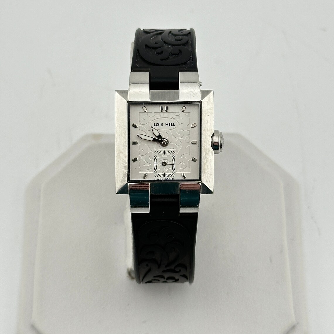 Lois Hill Sterling Silver Dial Quartz Ladies 25mm Tank Style Watch - Etsy