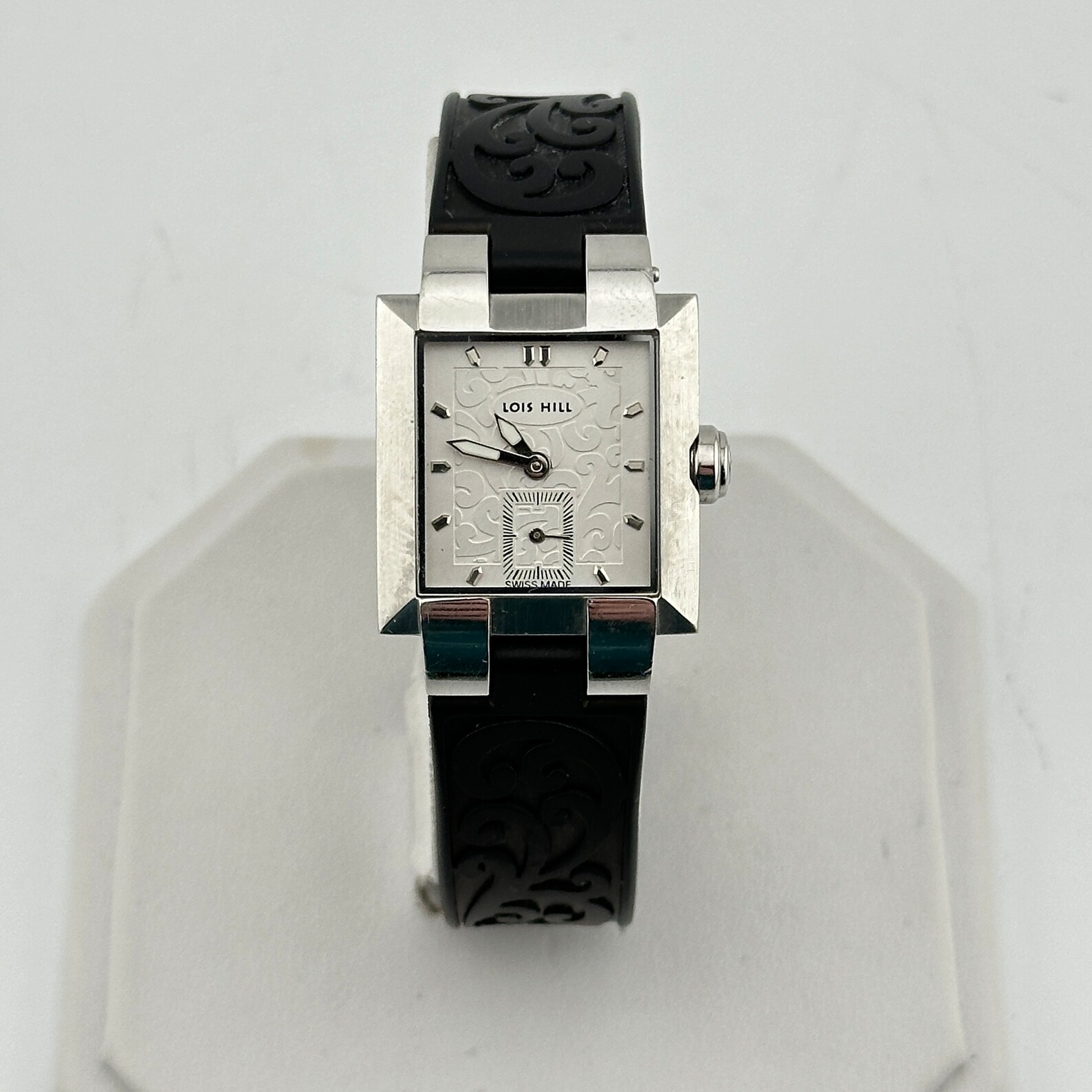 Lois Hill Sterling Silver Dial Quartz Ladies 25mm Tank Style Watch - Etsy