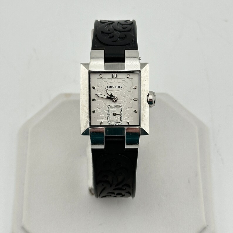 Lois Hill Sterling Silver Dial Quartz Ladies 25mm Tank Style Watch - Etsy
